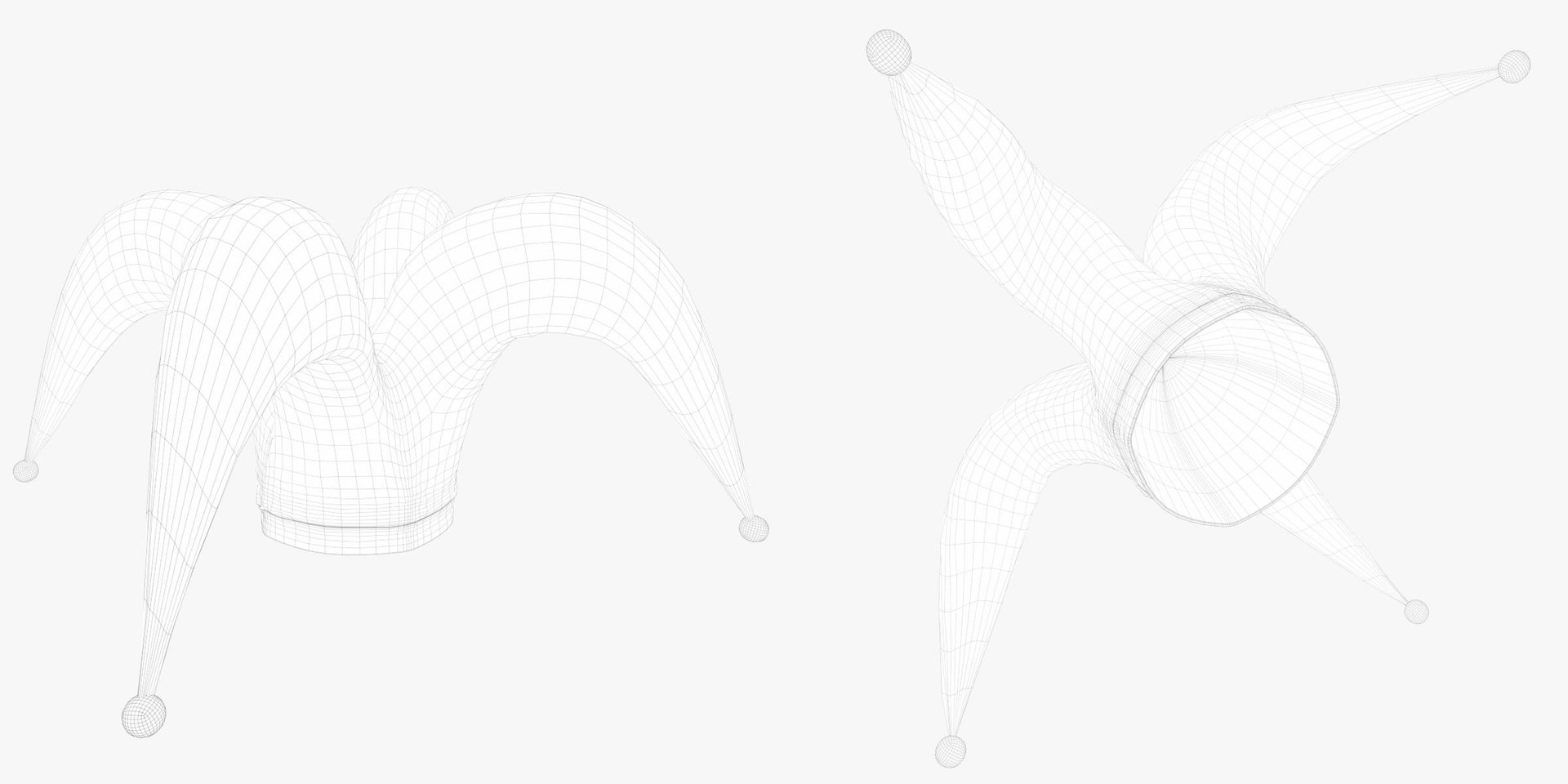 Jester Hat 1 3D Model - TurboSquid 1898057