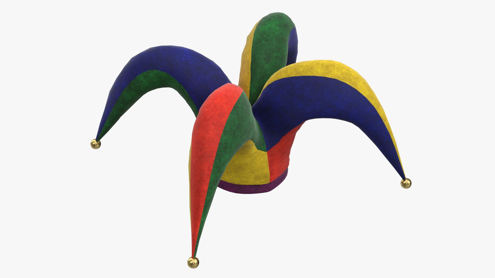 Jester Hat 1 3D Model - TurboSquid 1898057