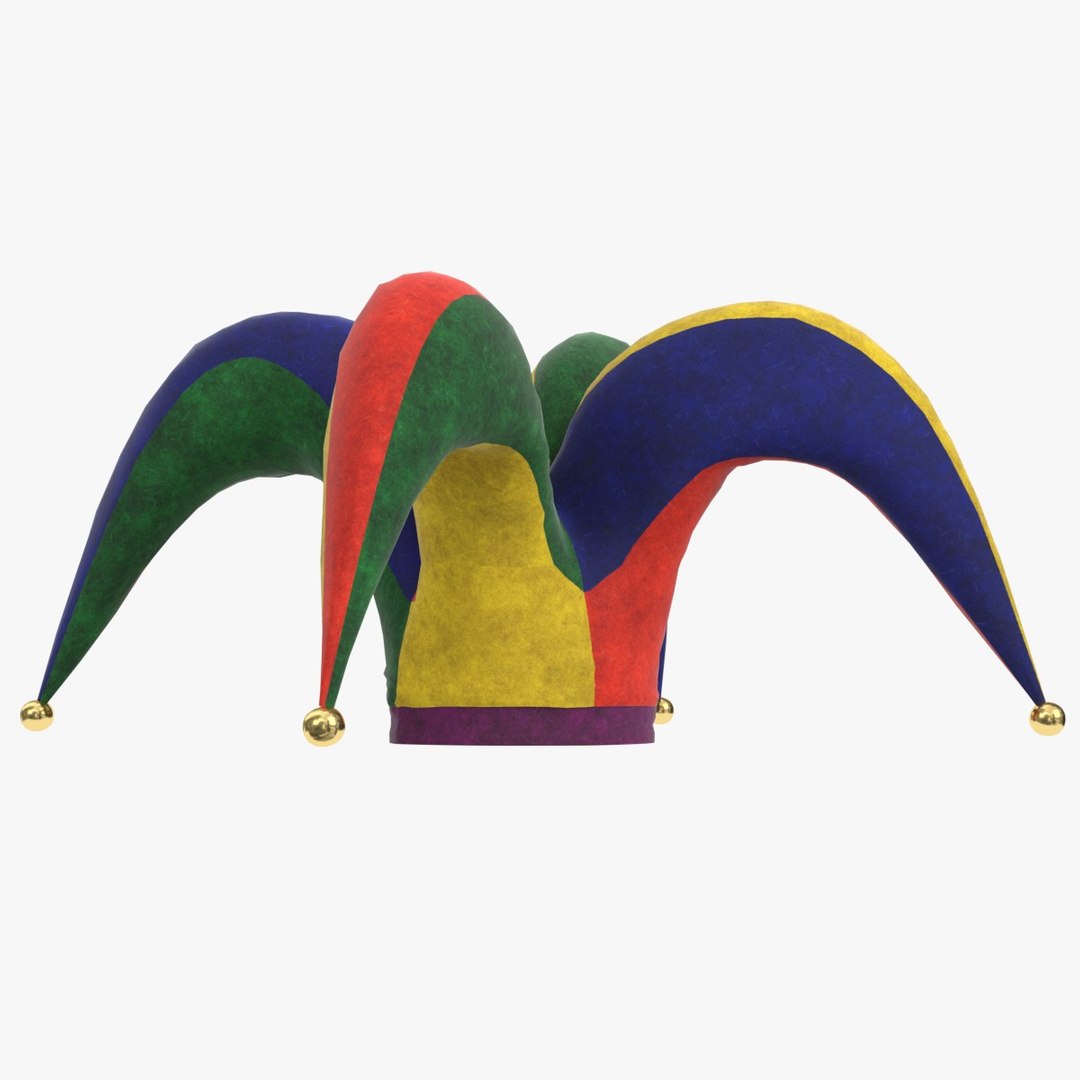 Jester Hat 1 3D Model - TurboSquid 1898057