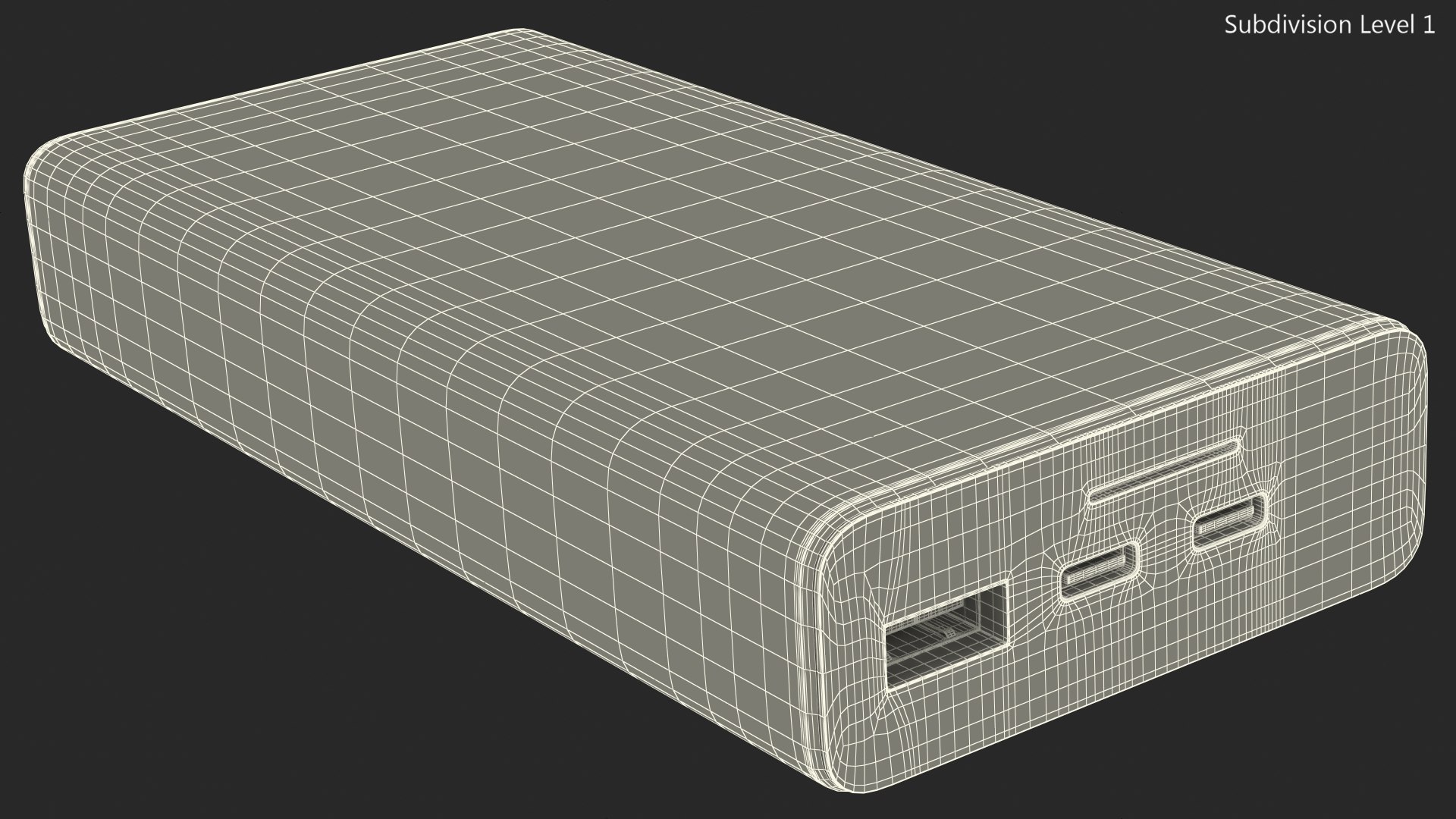 Fast Charging Power Bank 20000mAh 3D Model - TurboSquid 1768456