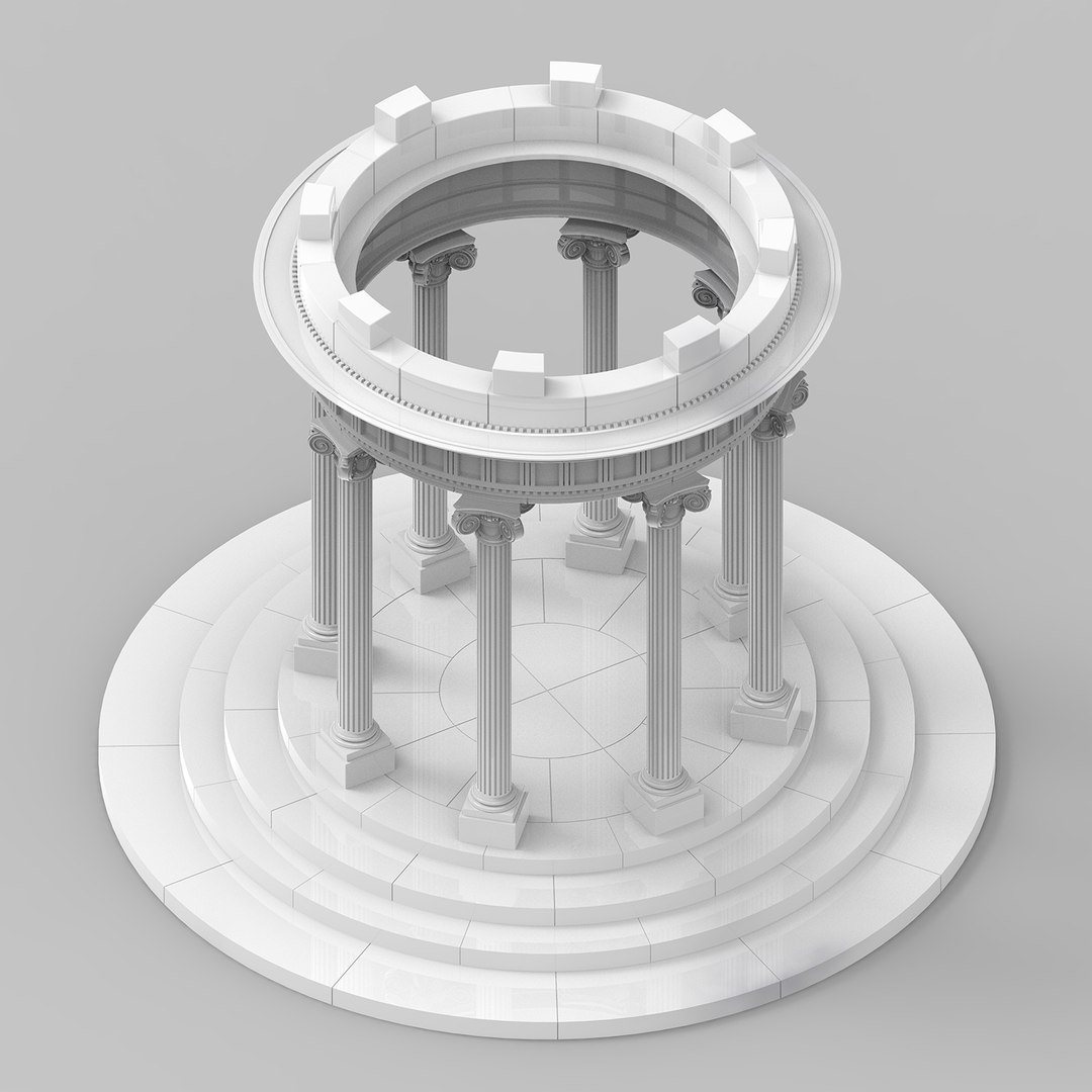 Garden Rotunda 3D Print Model - TurboSquid 2381463