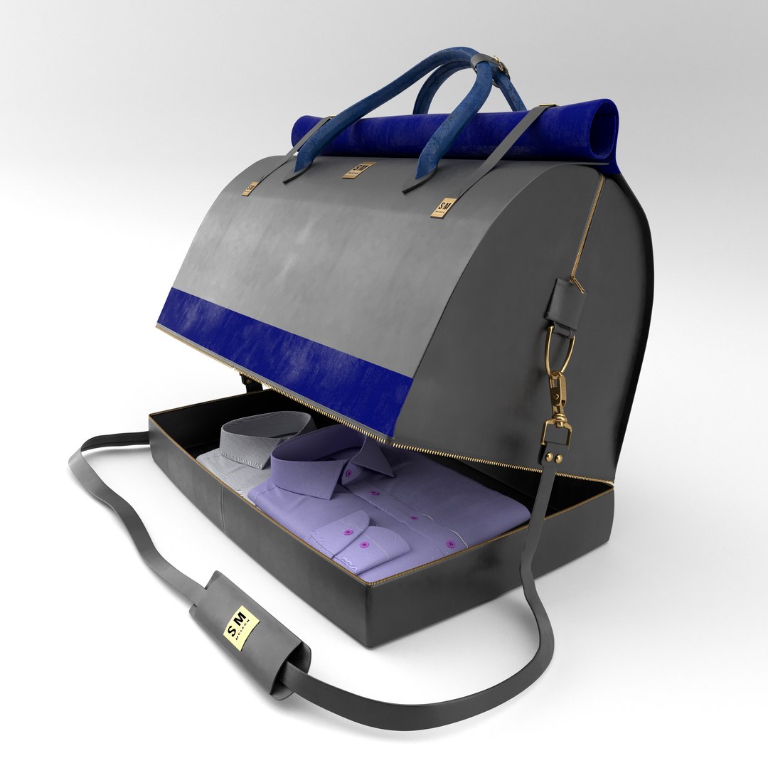 Travel bag model - TurboSquid 1184078