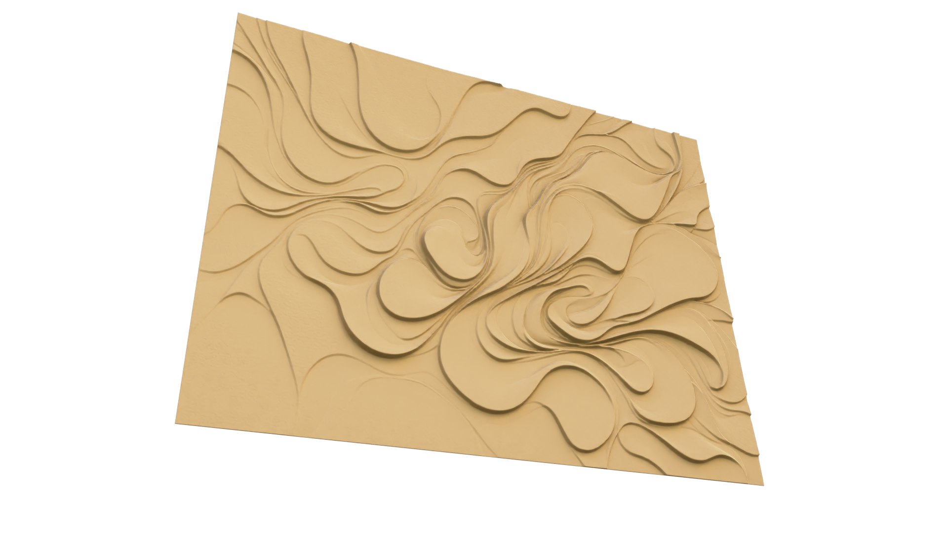 3D Modern Panel Wall Decor Set Wall Relief Mural CNC 126 Model ...