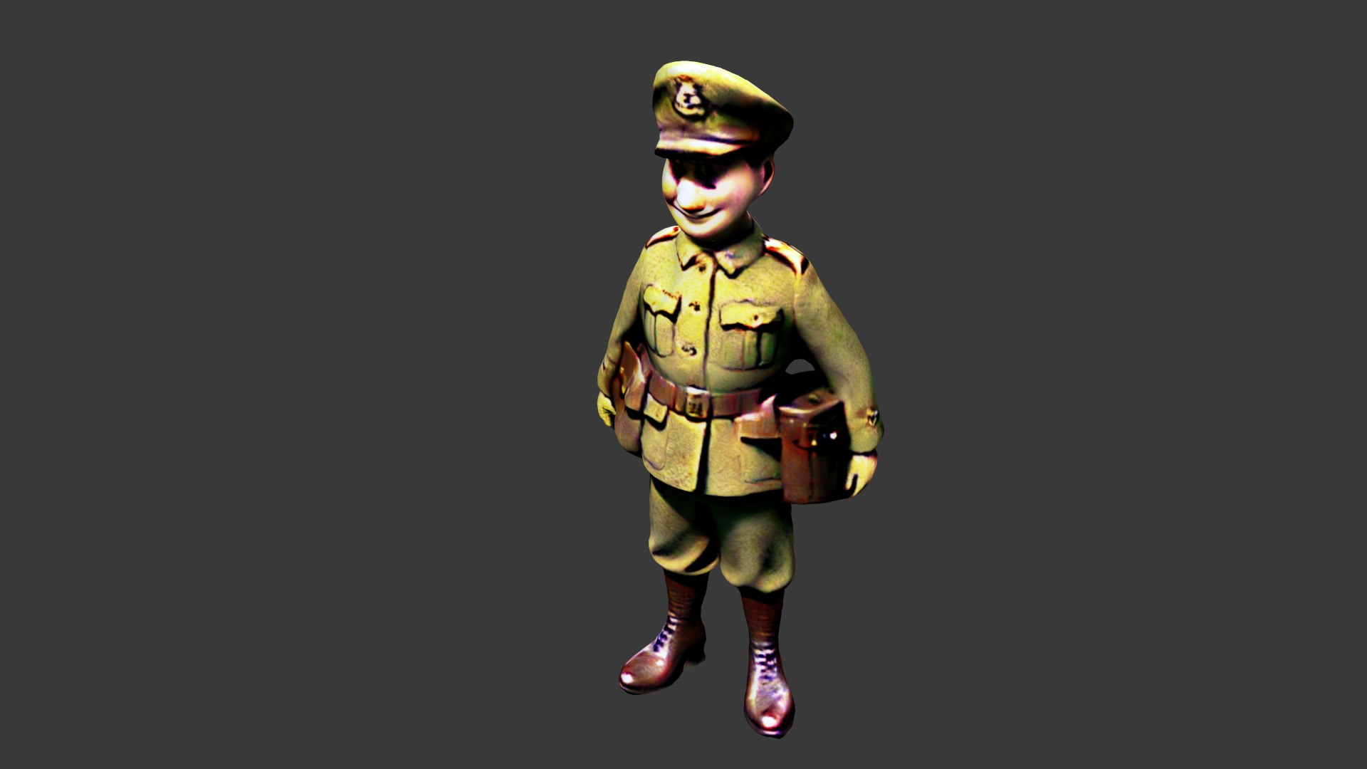 3D World War I Soldier Model - TurboSquid 2128046