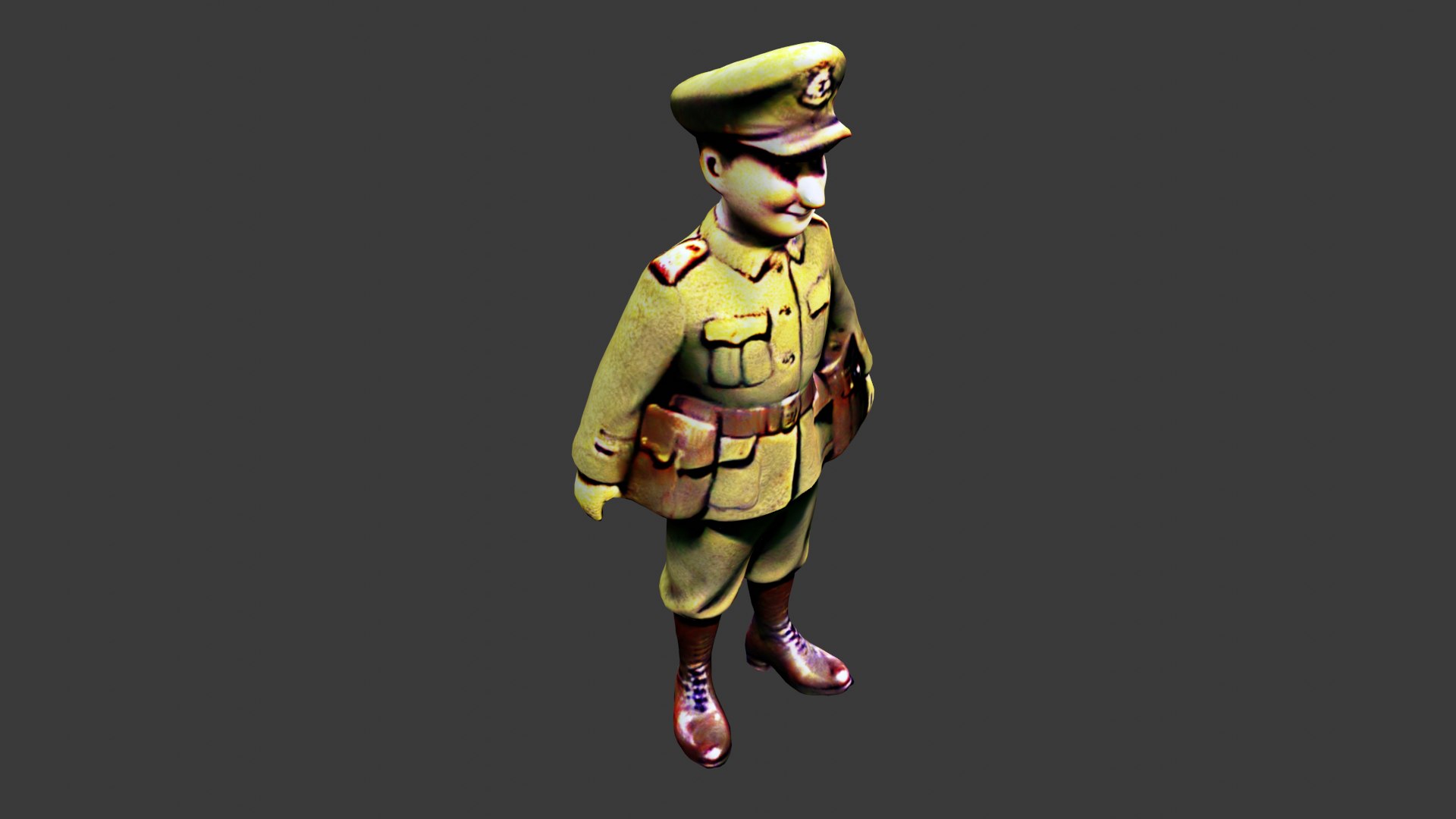 3D World War I Soldier Model - TurboSquid 2128046