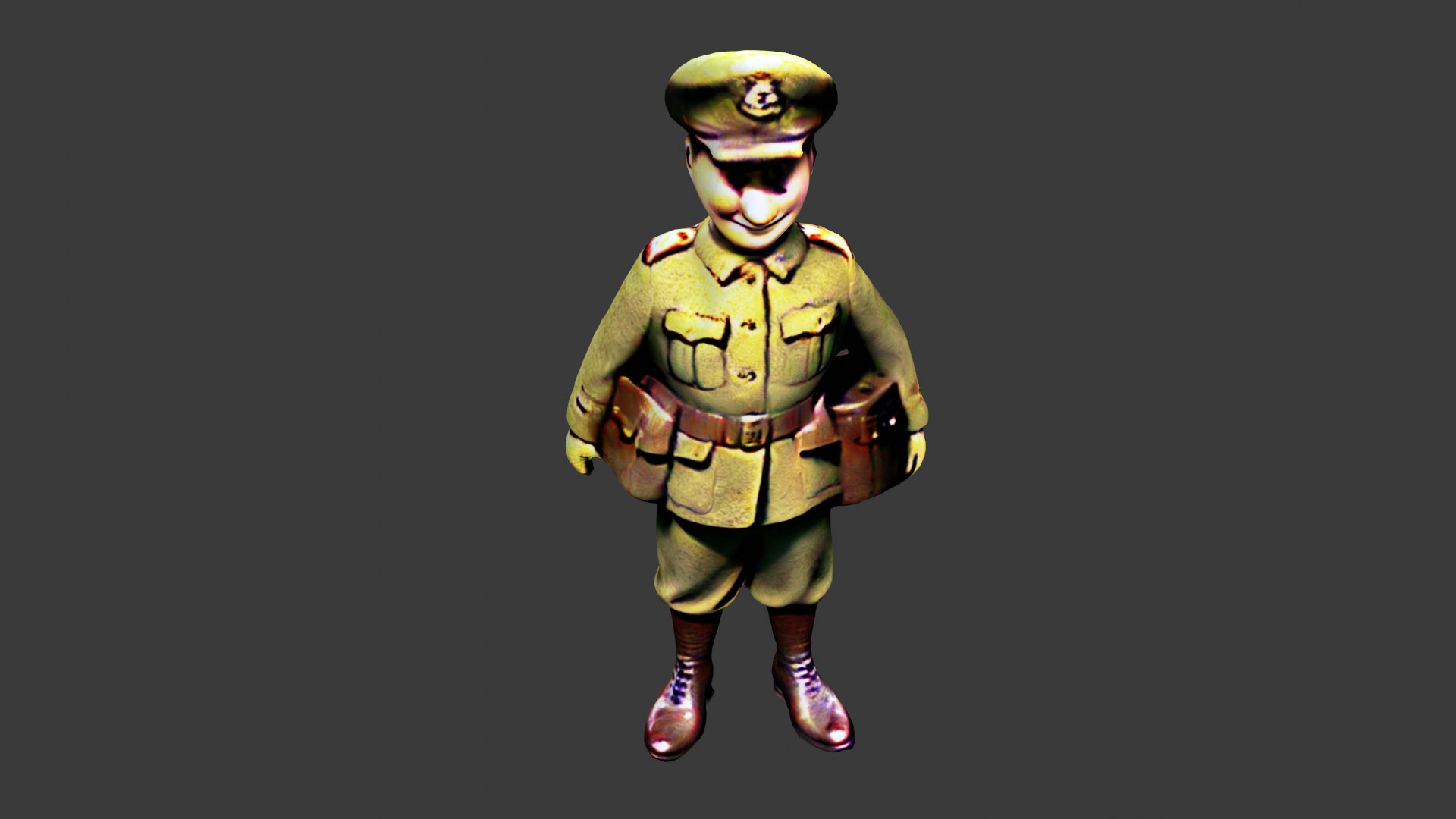 3D World War I Soldier Model - TurboSquid 2128046