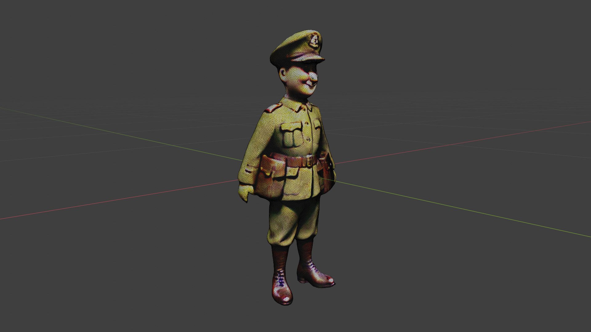 3D World War I Soldier Model - TurboSquid 2128046