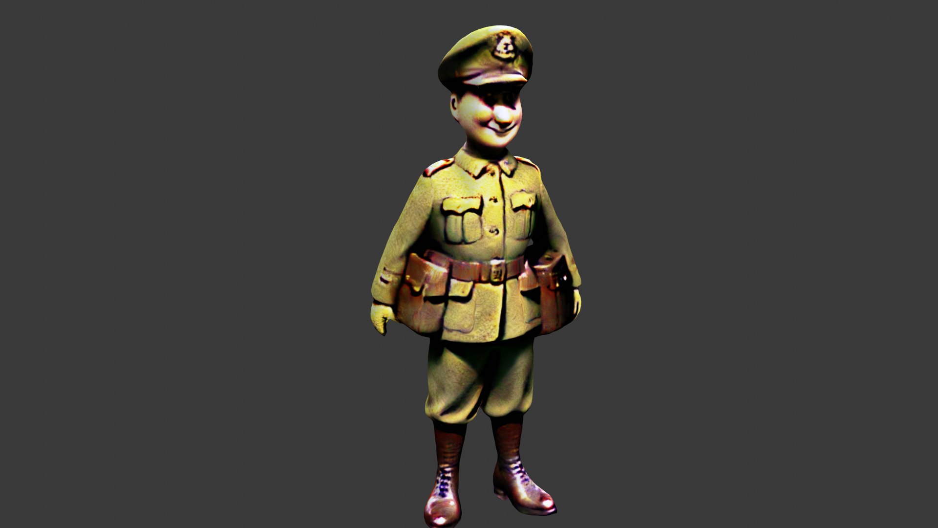 3D World War I Soldier Model - TurboSquid 2128046