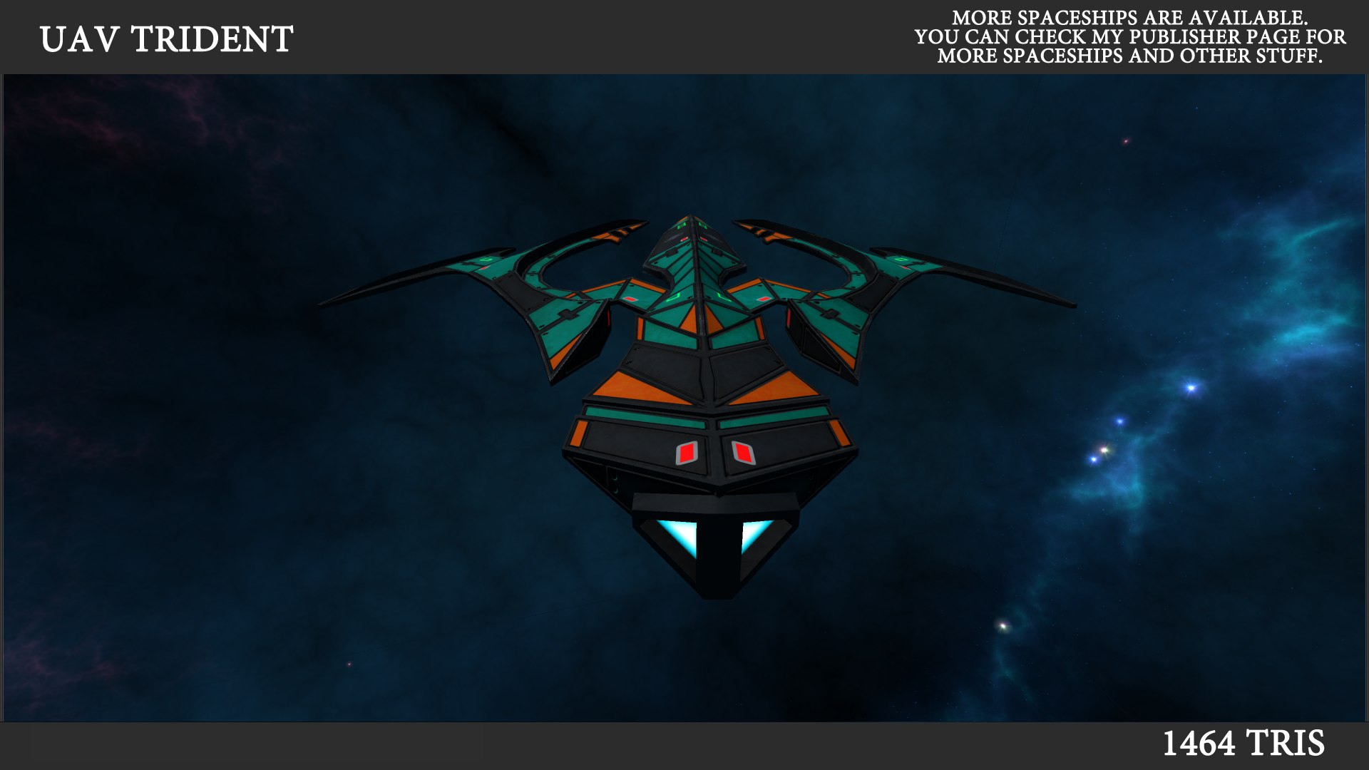 Uav Trident Obj Free