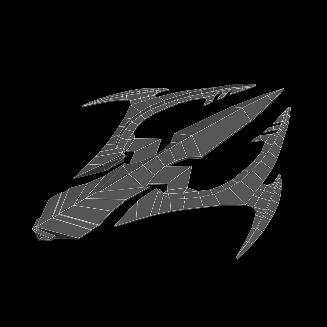 Uav Trident Obj Free