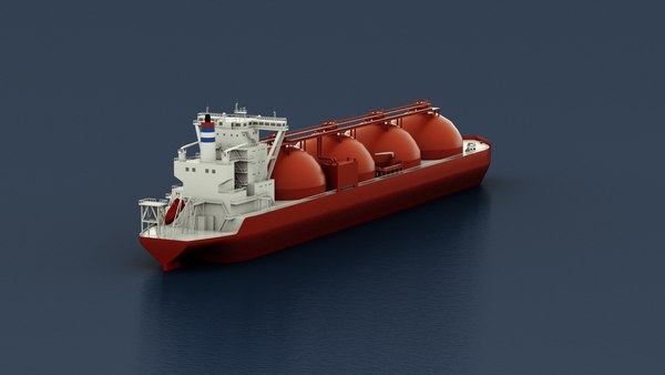 lng ship c4d