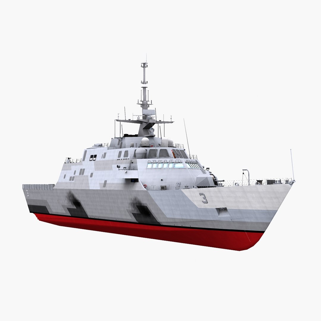 3d Model Uss Fort Worth Lcs-3