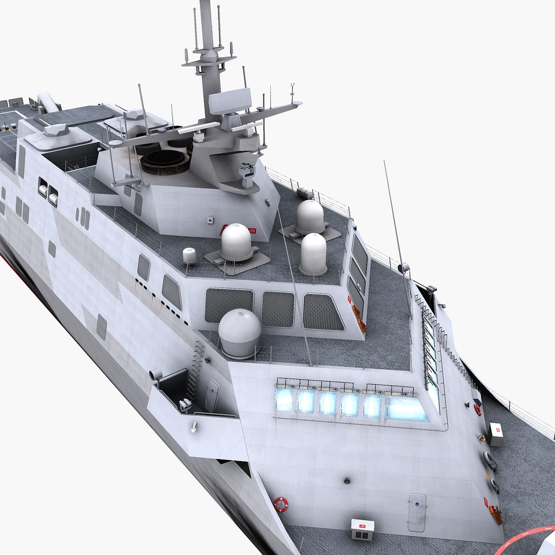 3d Model Uss Fort Worth Lcs-3