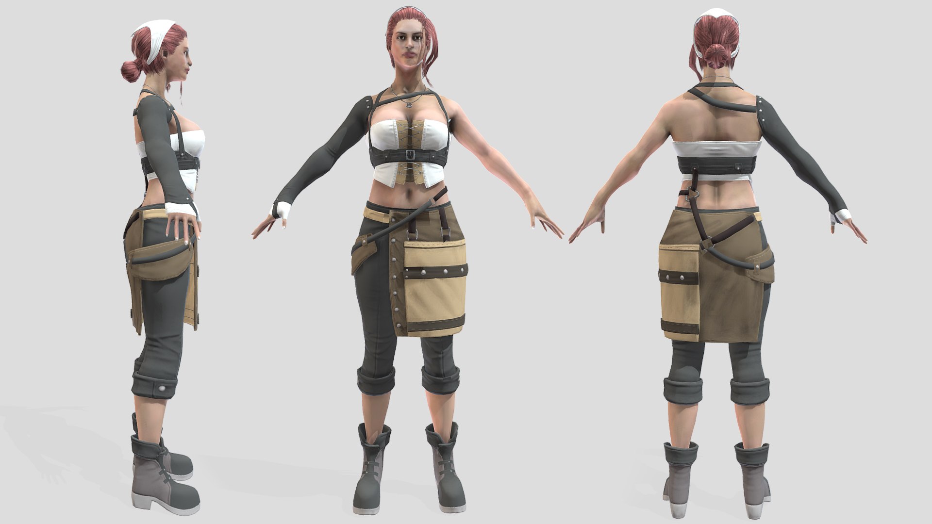 Female Forger 3D - TurboSquid 1700528