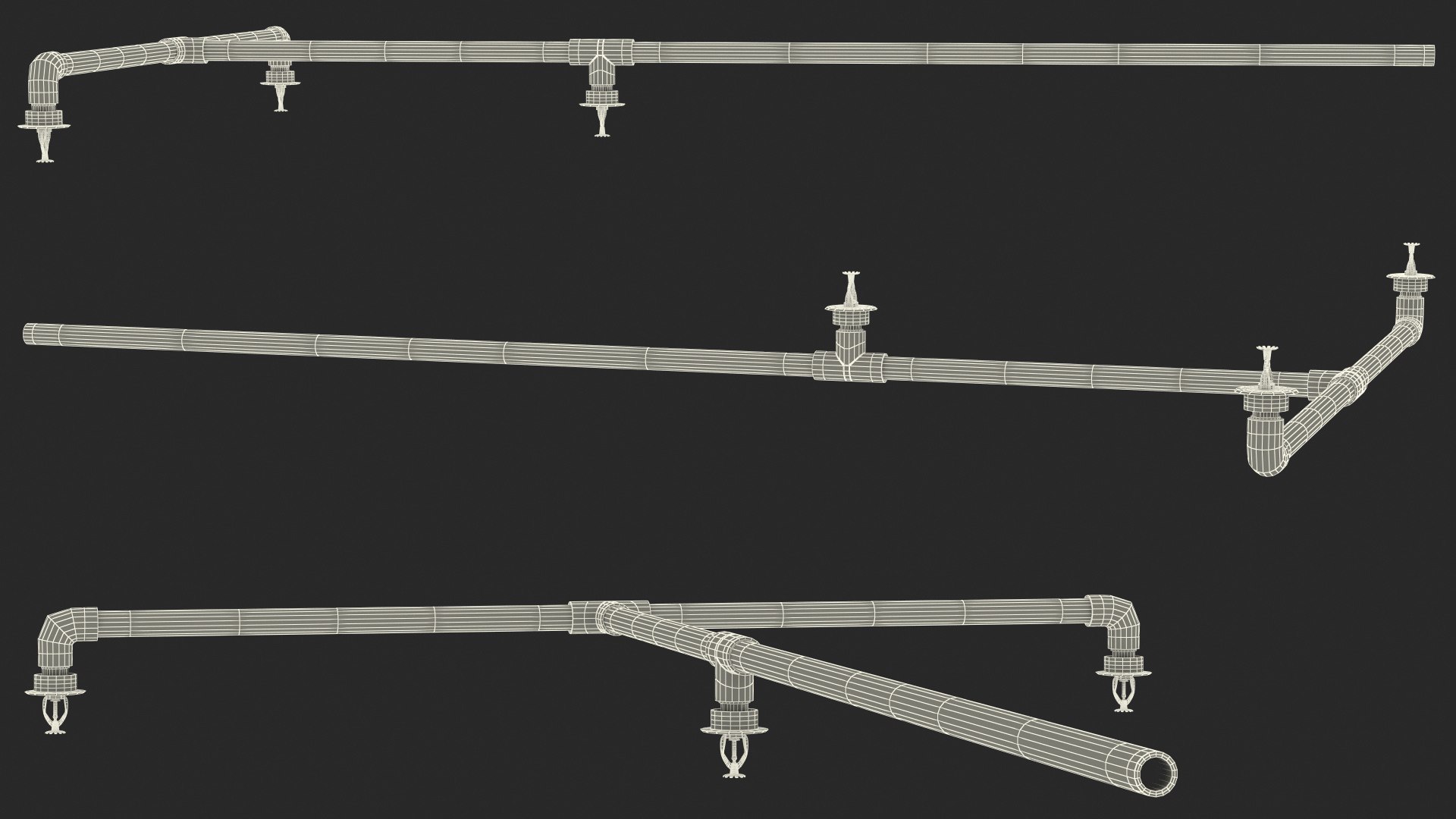 Fire Sprinkler System Model - TurboSquid 1724439