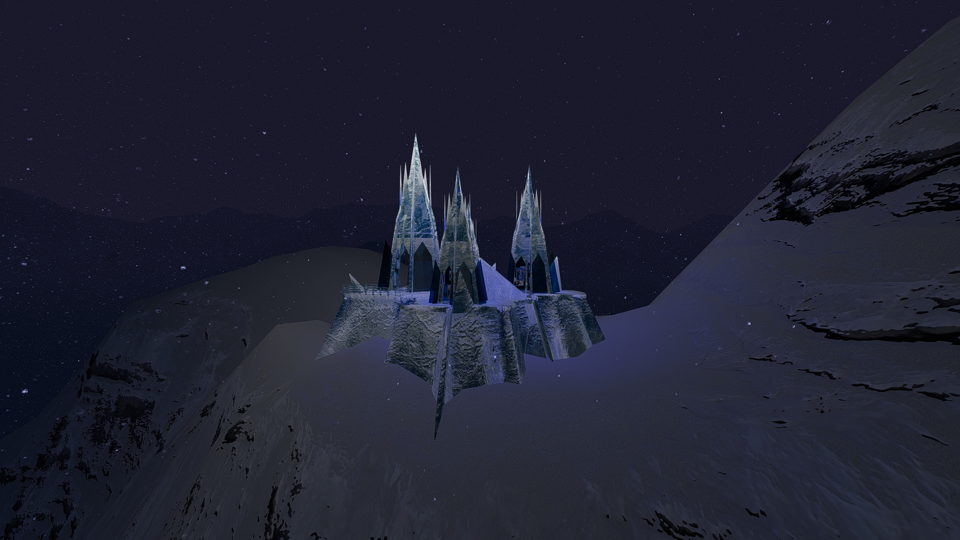 3D ICE CASTLE model - TurboSquid 1934333