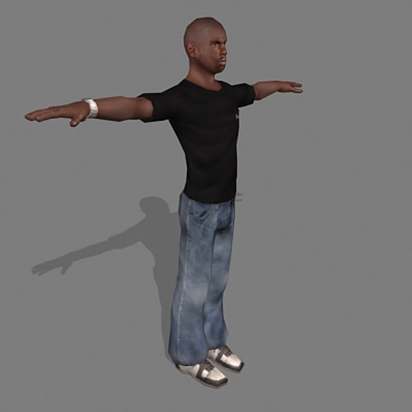 3d business man model