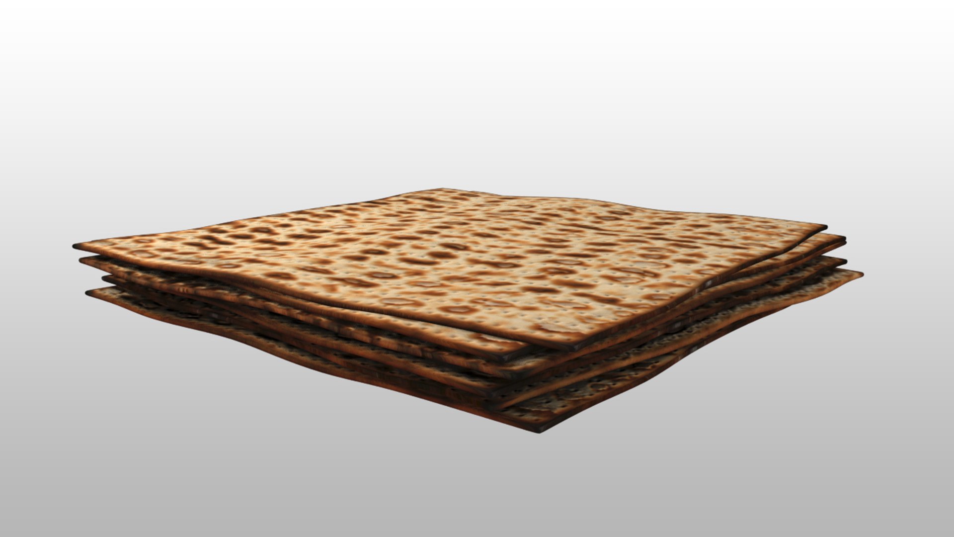 Passover Matzah 3D Model - TurboSquid 1271690