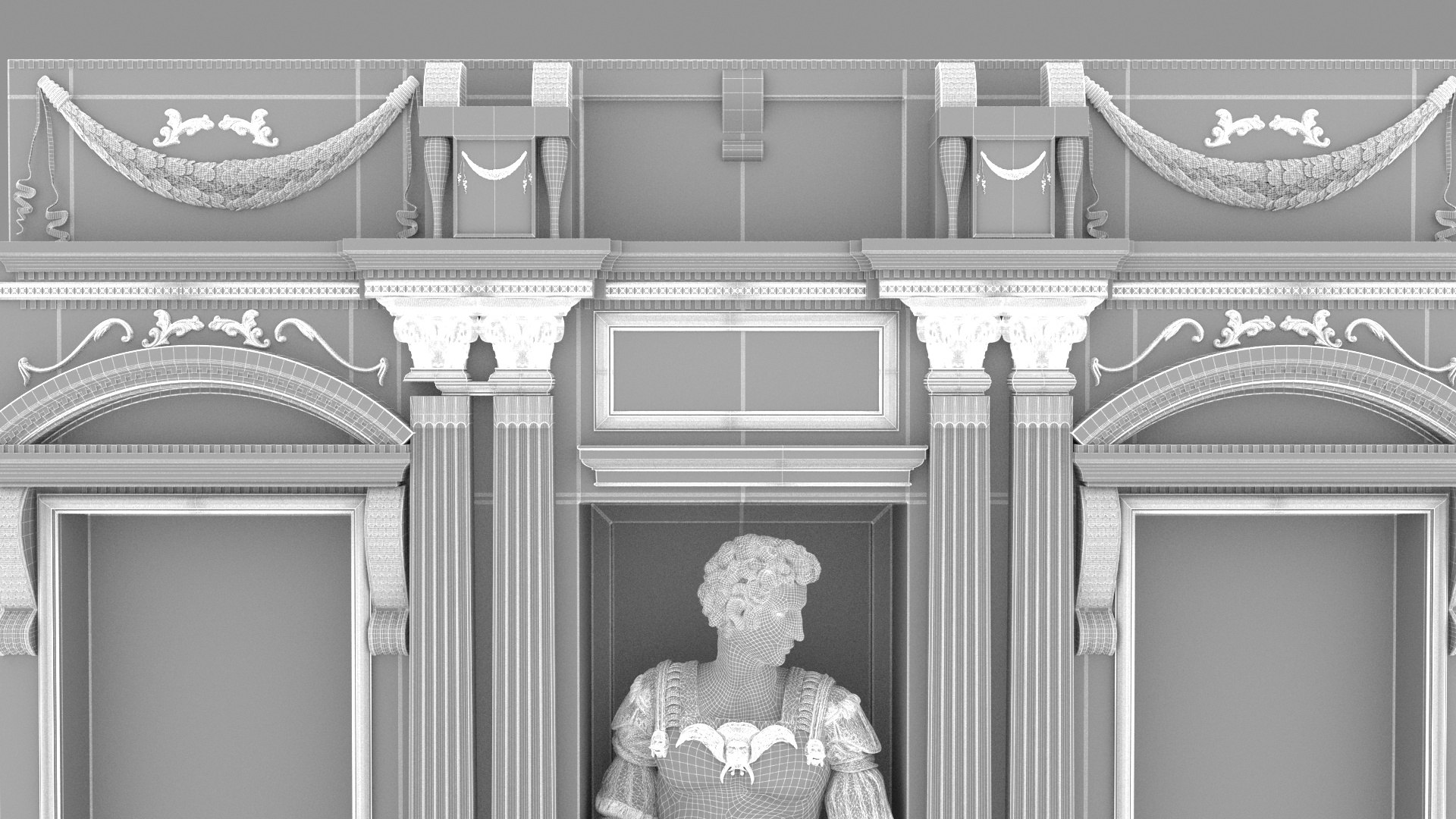 3d Model Of Tomb Giuliano Medici Statue