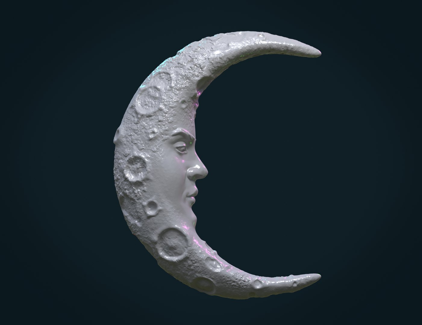 3D Crescent Faces - TurboSquid 1514355
