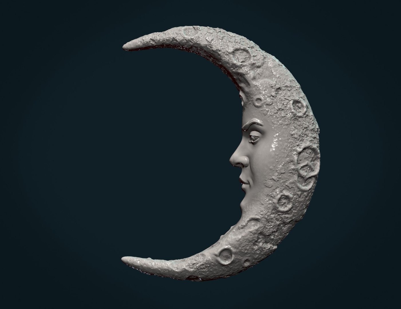 3D Crescent Faces - TurboSquid 1514355
