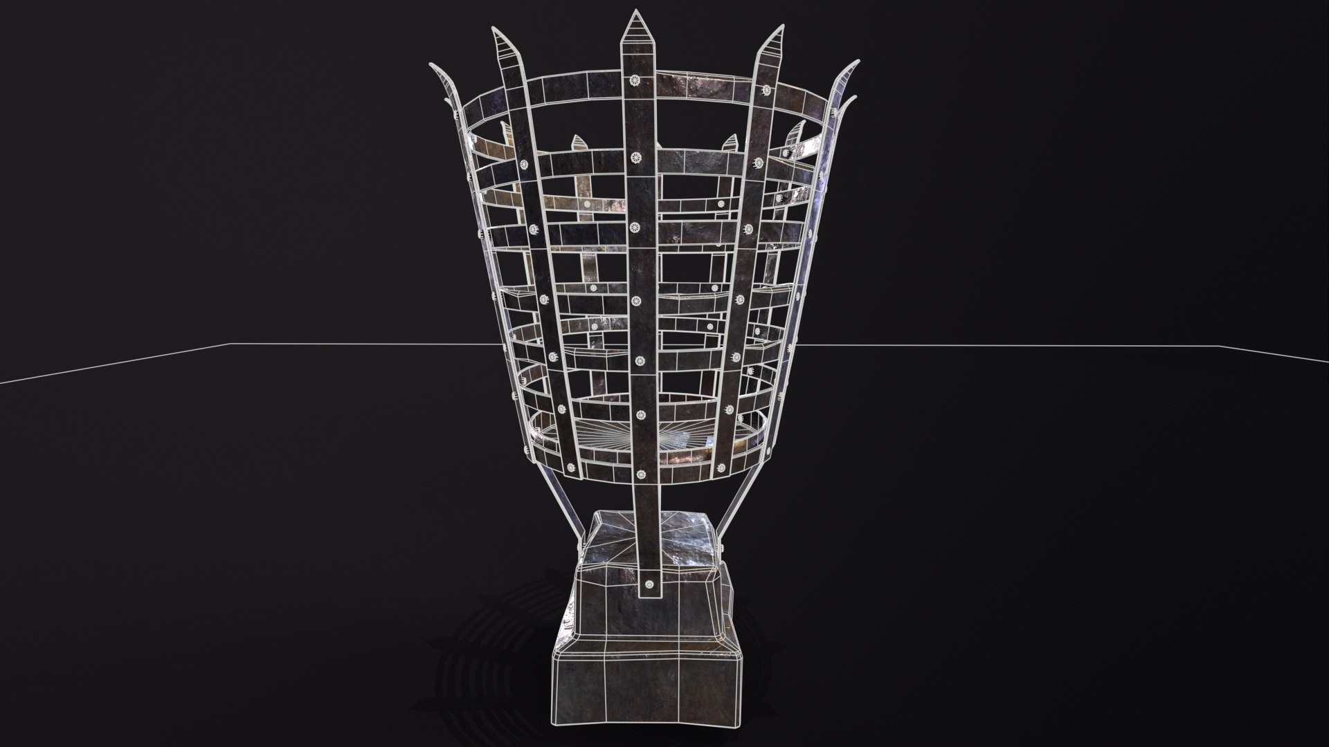 Dungeon Spiked Brazier 3D - TurboSquid 2198296