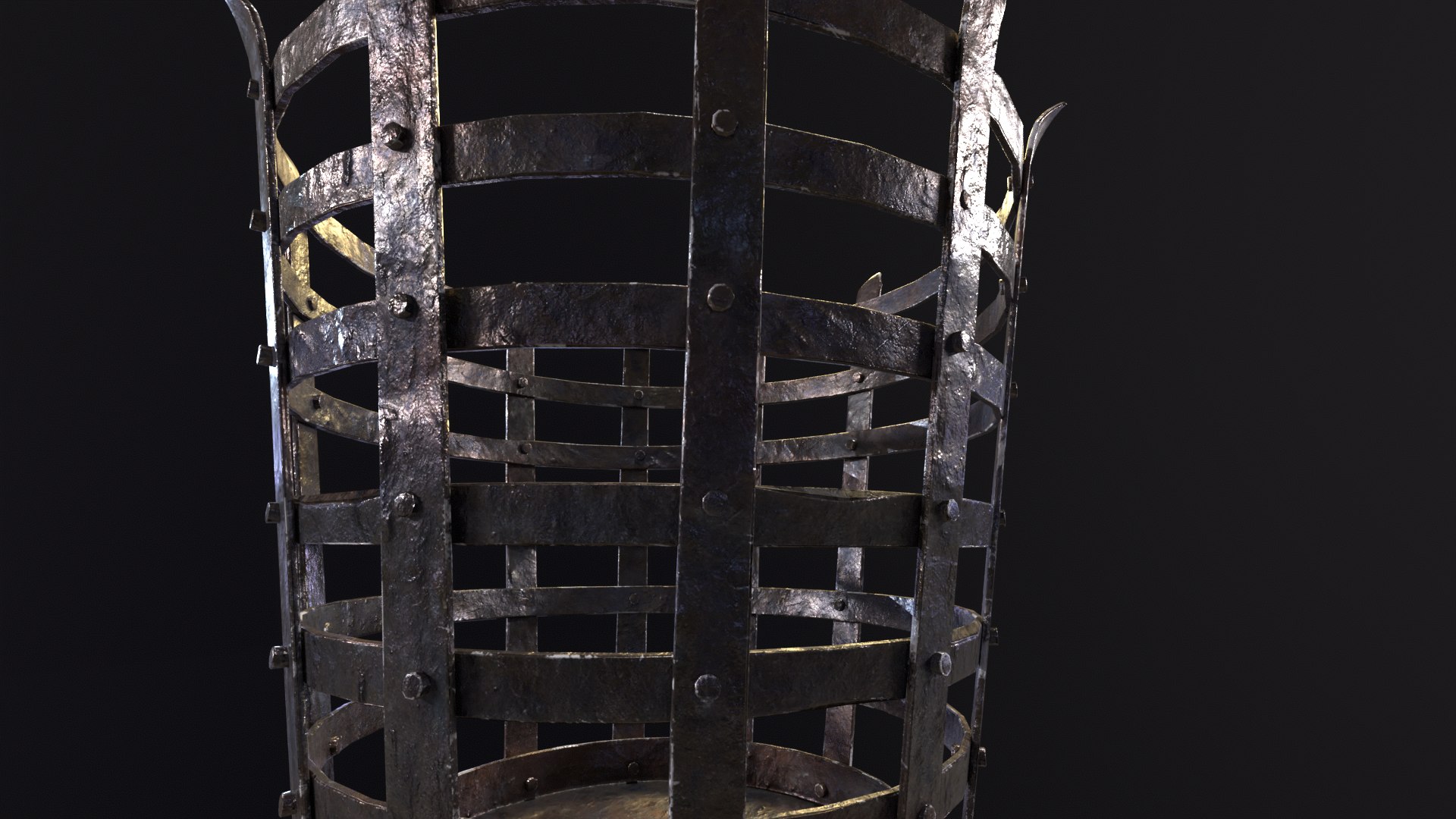 Dungeon Spiked Brazier 3D - TurboSquid 2198296