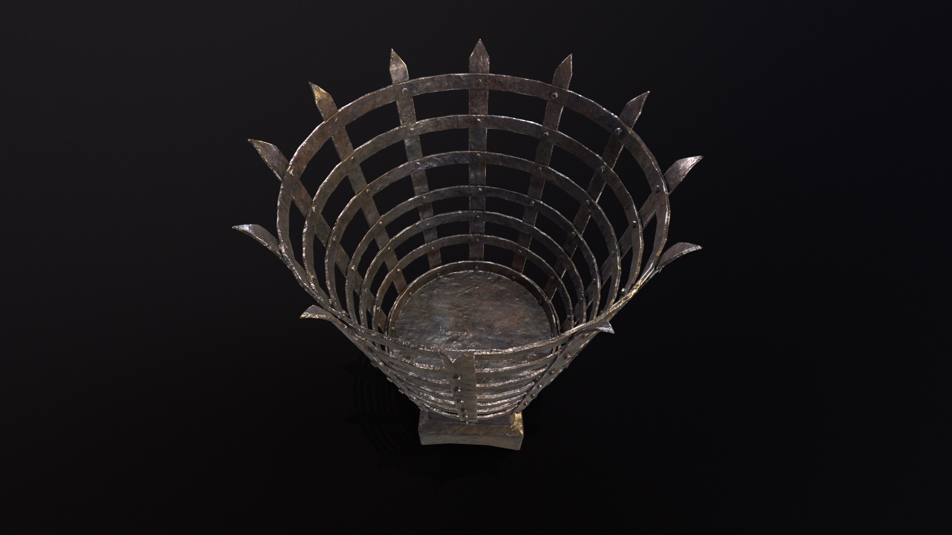 Dungeon Spiked Brazier 3D - TurboSquid 2198296