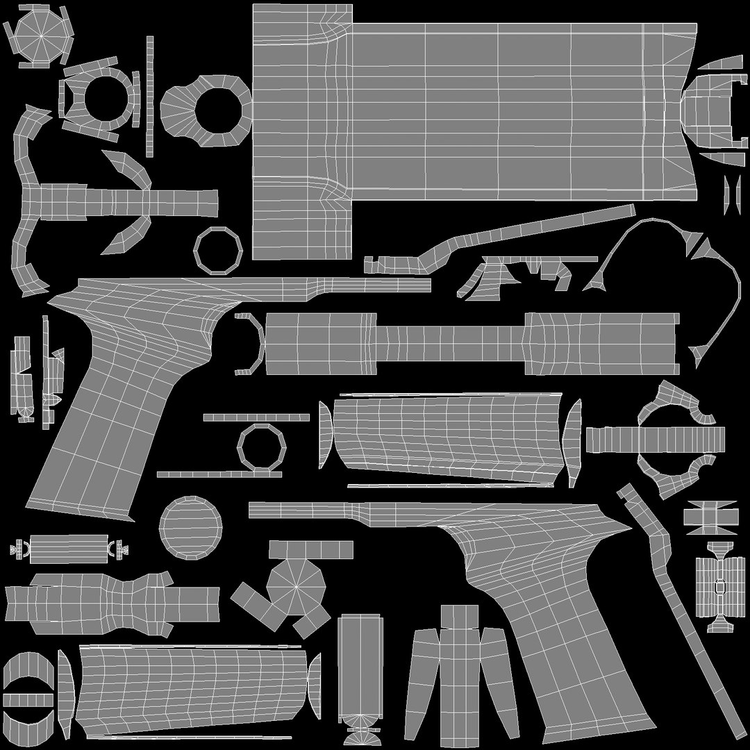 3d Pistol - Rc Model