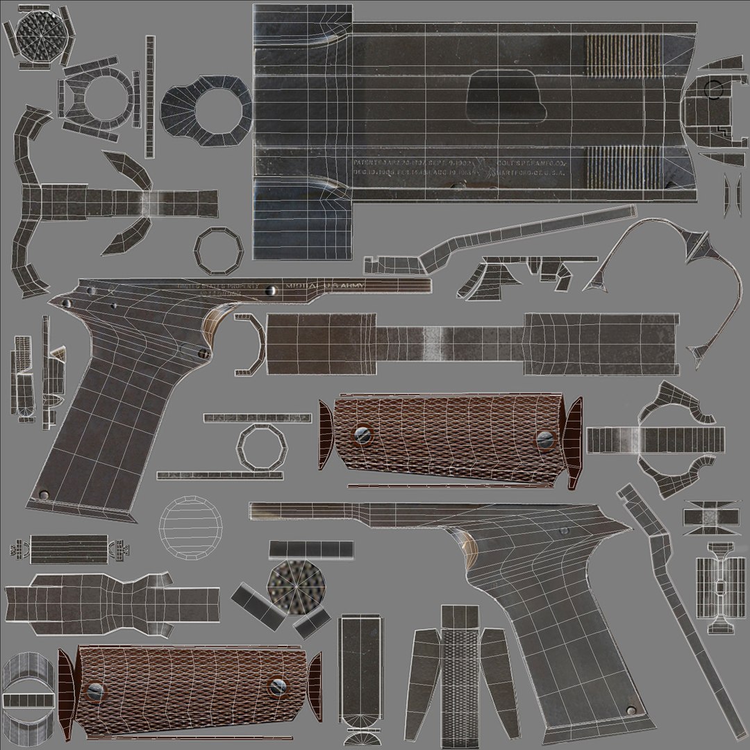 3d Pistol - Rc Model