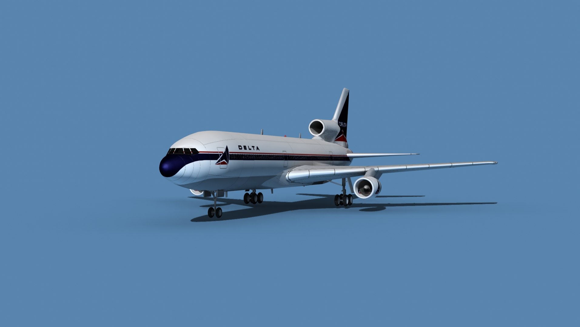 Lockheed L-1011-50 Delta 3D Model - TurboSquid 1921583