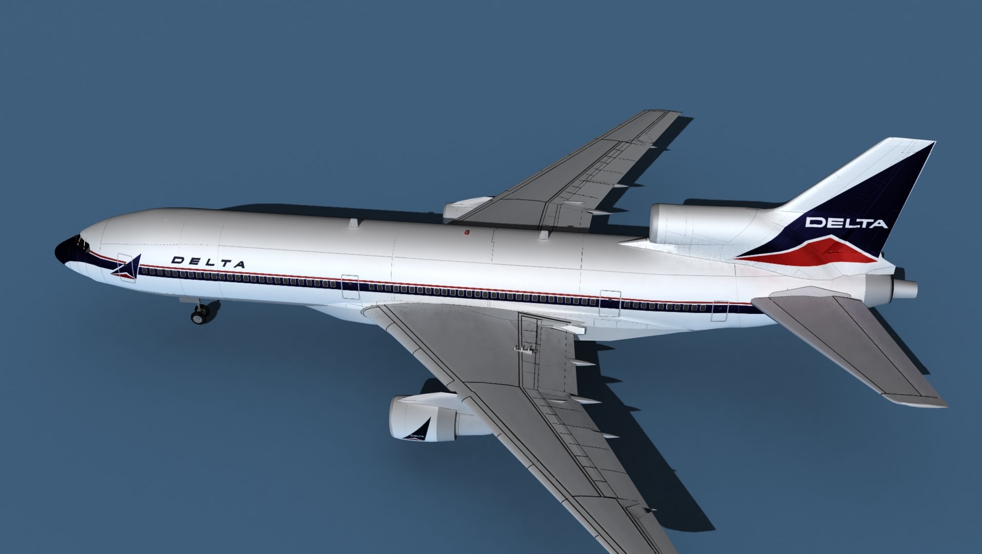 Lockheed L-1011-50 Delta 3D Model - TurboSquid 1921583