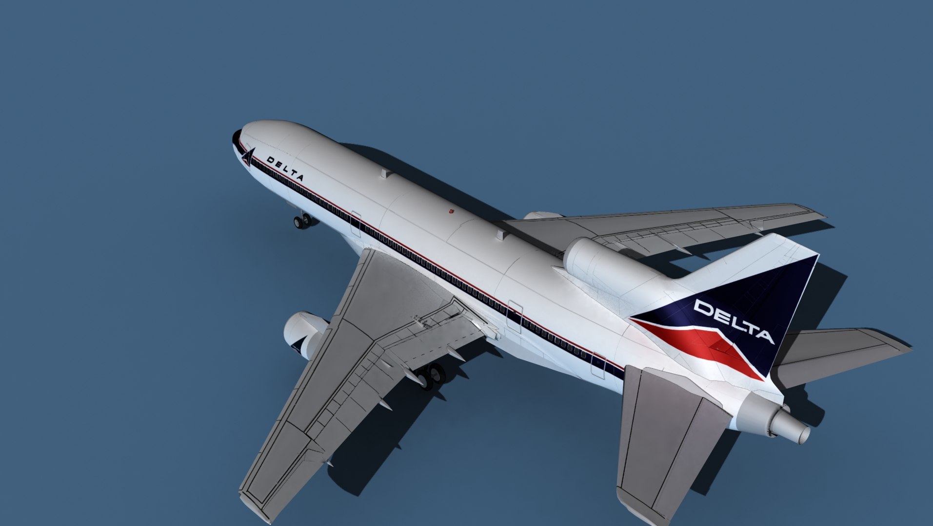 Lockheed L-1011-50 Delta 3D Model - TurboSquid 1921583