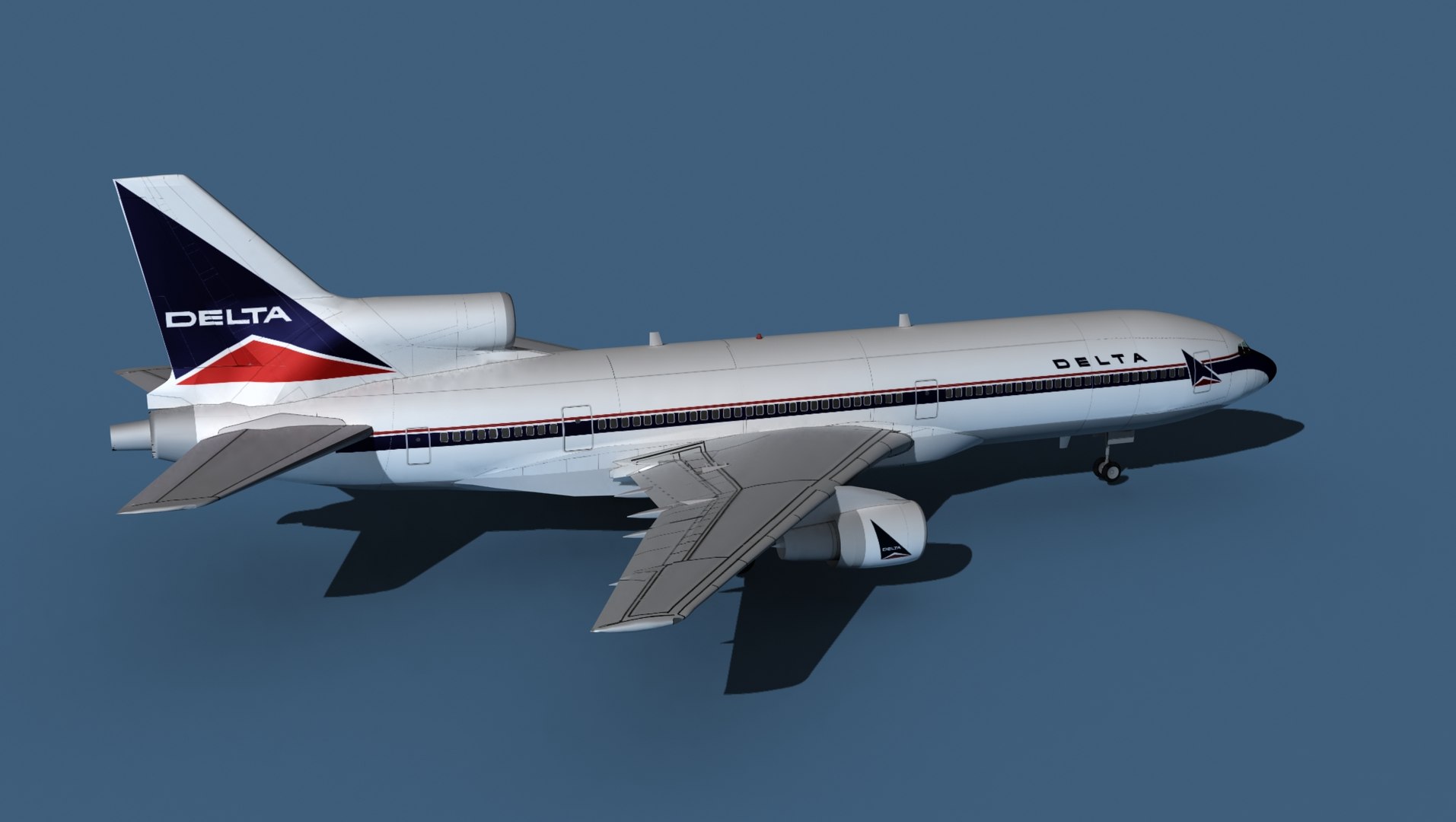 Lockheed L-1011-50 Delta 3D Model - TurboSquid 1921583