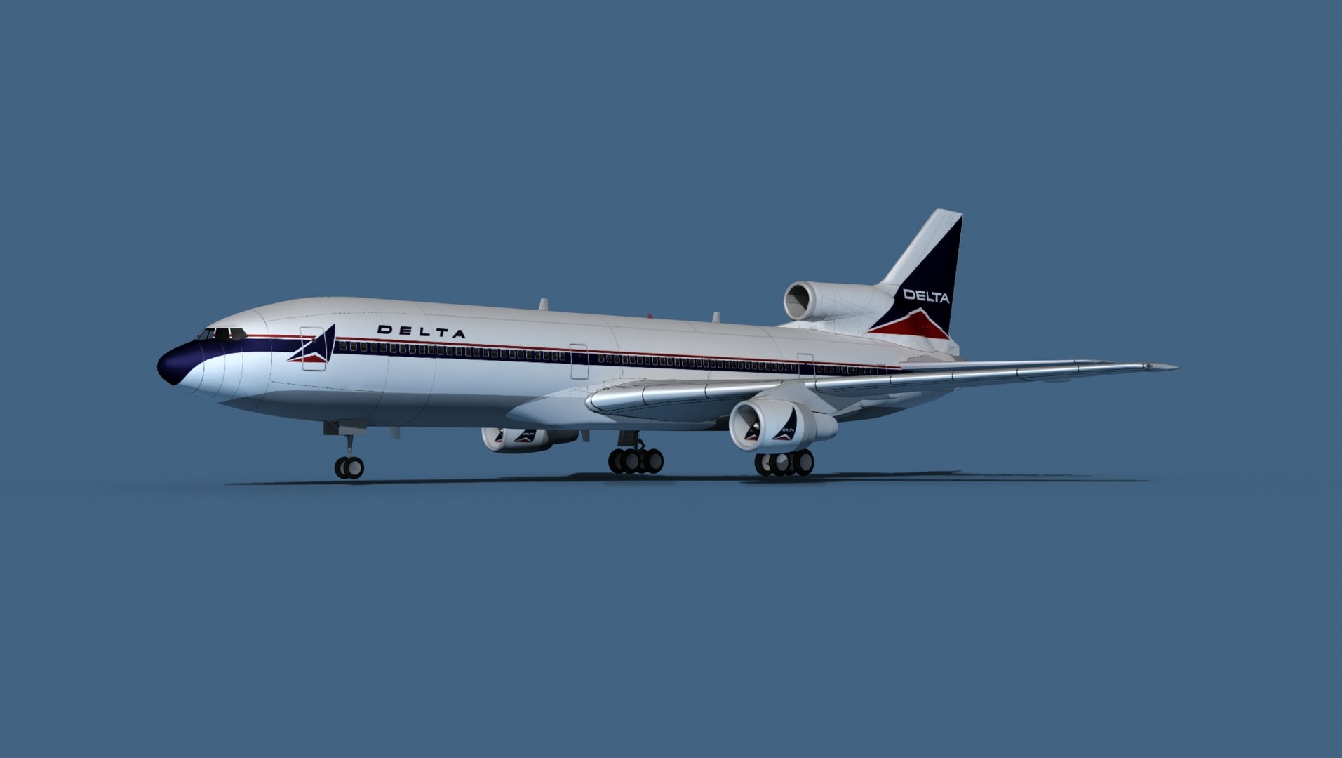 Lockheed L-1011-50 Delta 3D Model - TurboSquid 1921583