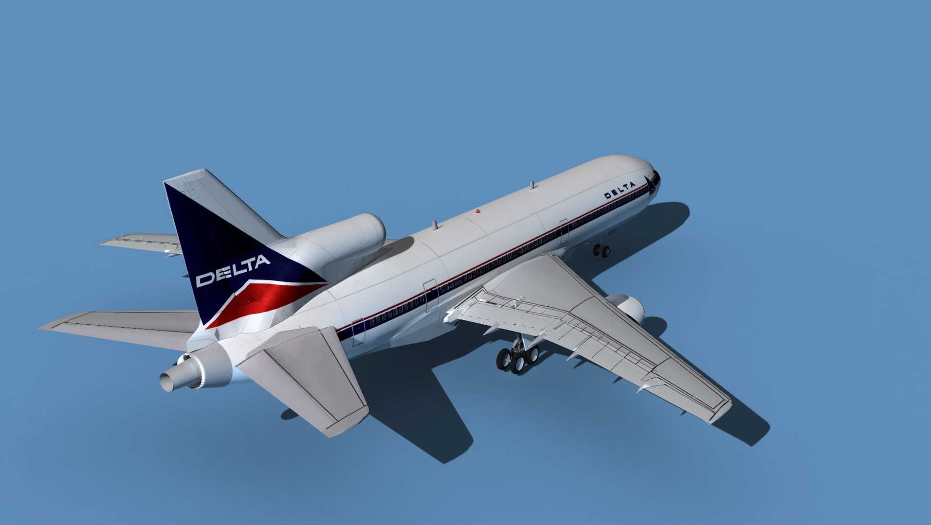 Lockheed L-1011-50 Delta 3D Model - TurboSquid 1921583