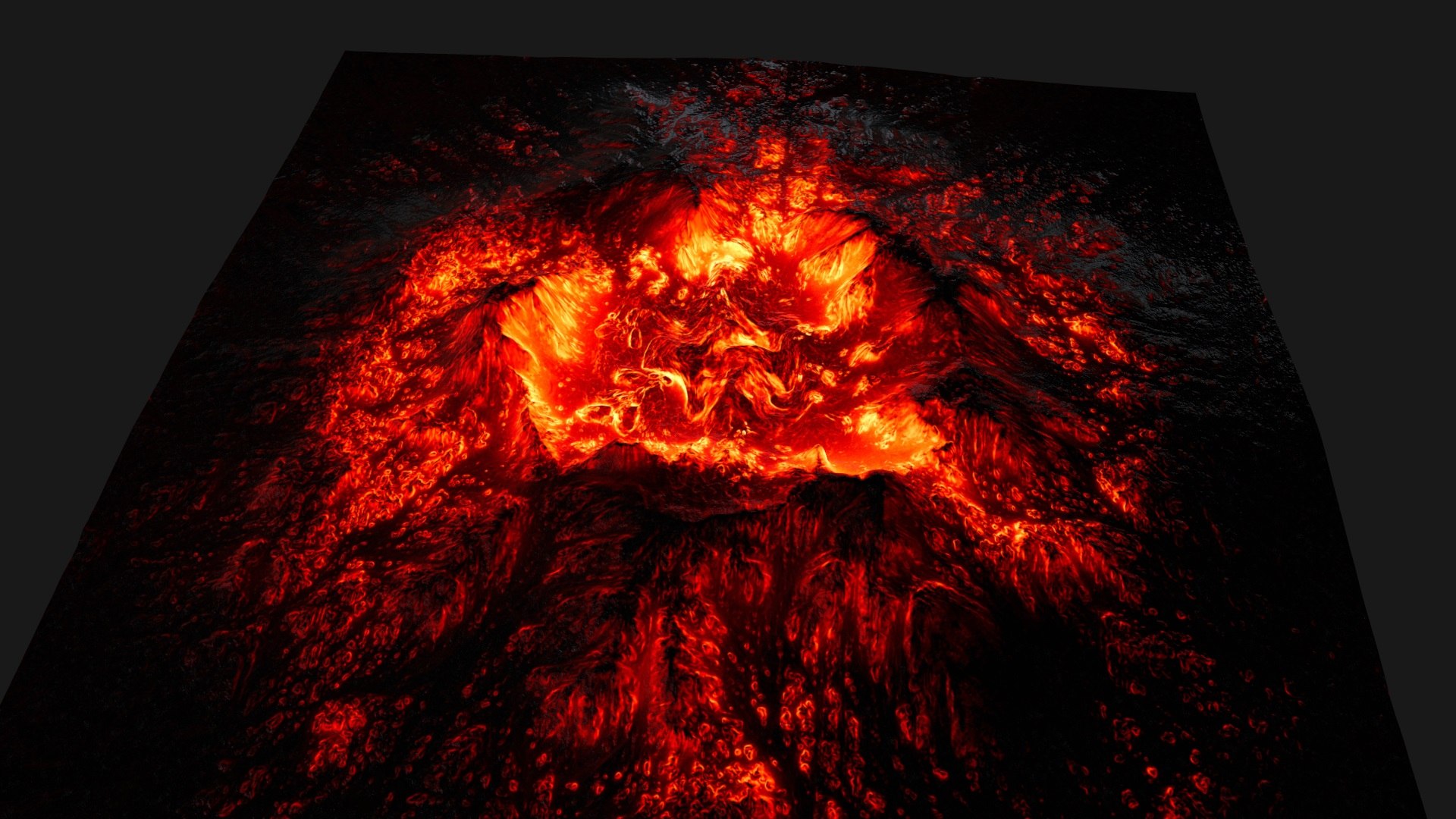 Volcano 3D Model - TurboSquid 1161302