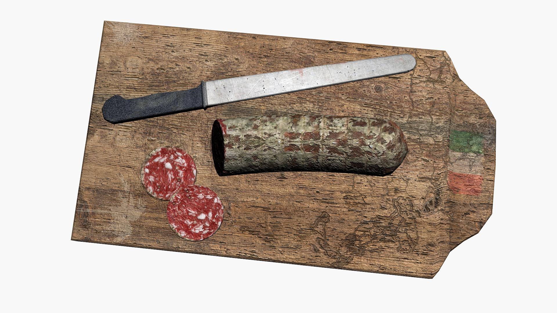 3D Italian Salami Game Ready Model - TurboSquid 2038960