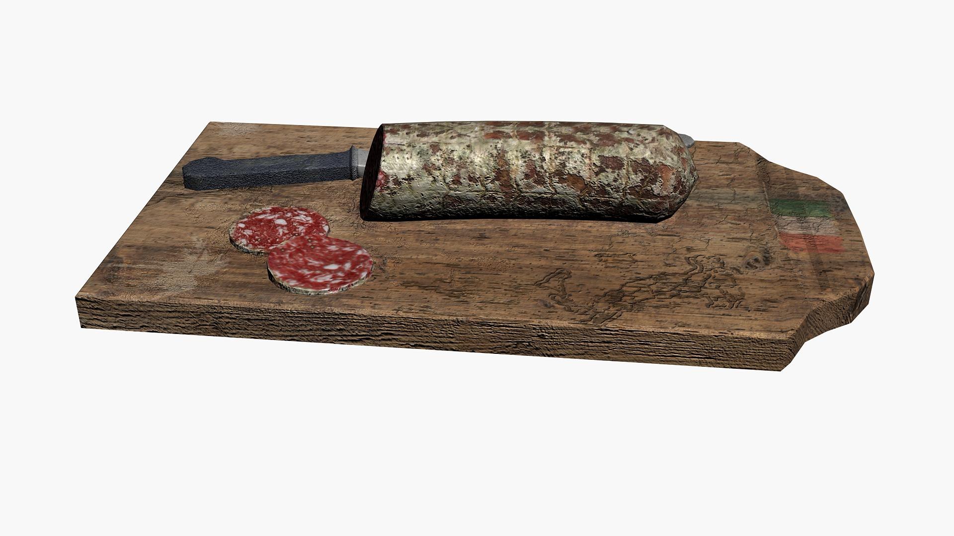 3D Italian Salami Game Ready Model - TurboSquid 2038960