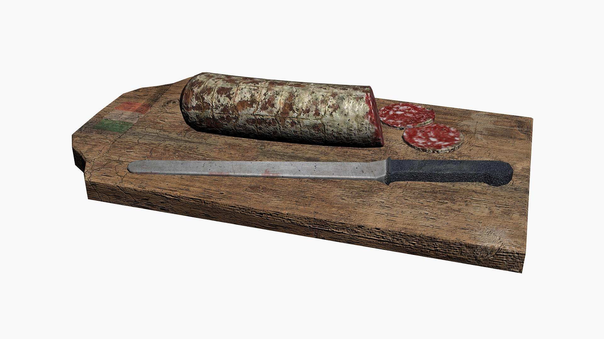 3D Italian Salami Game Ready Model - TurboSquid 2038960