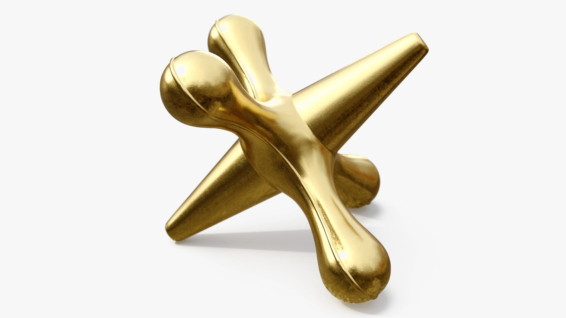 Classic Jacks Gold 3D Model - TurboSquid 2286889