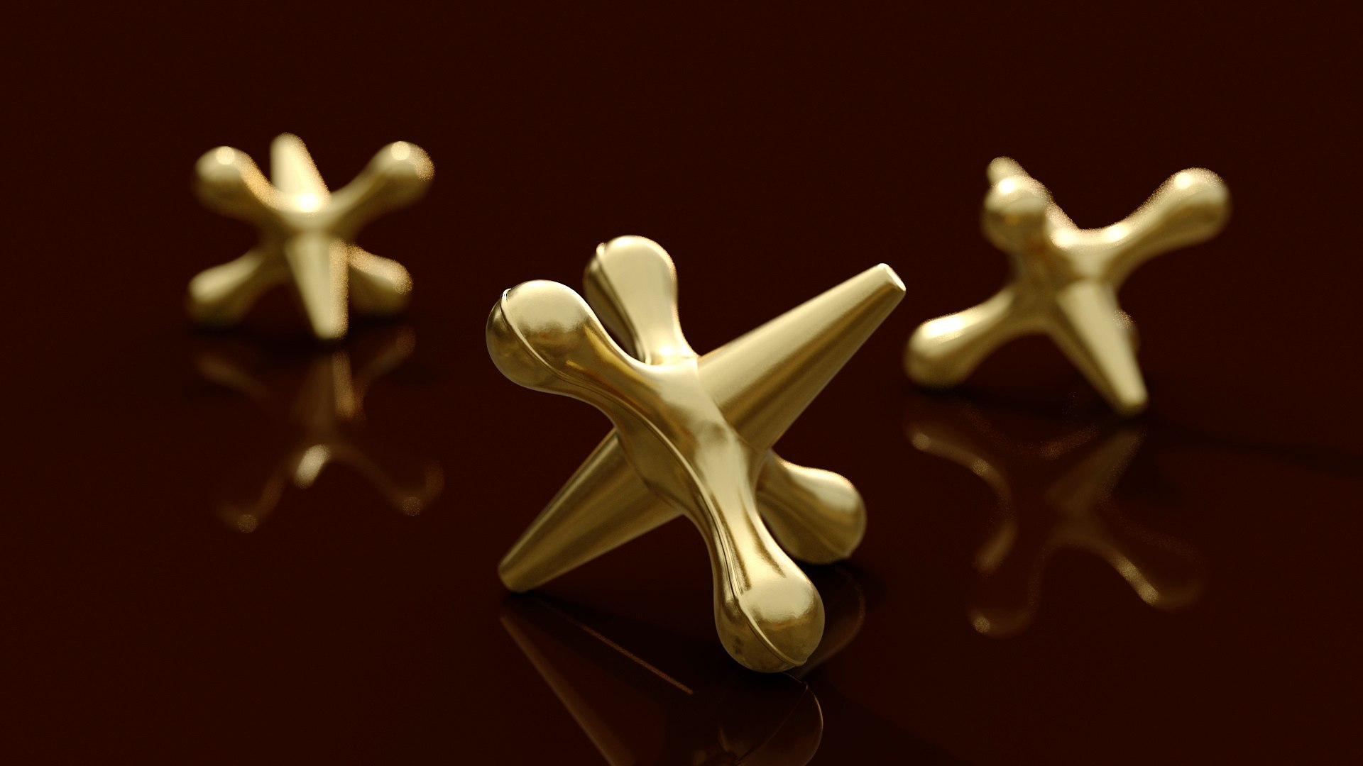 Classic Jacks Gold 3D Model - TurboSquid 2286889