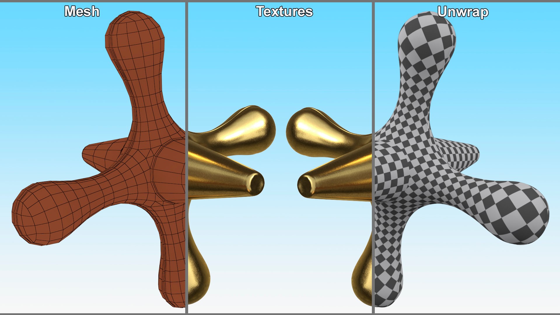Classic Jacks Gold 3D Model - TurboSquid 2286889
