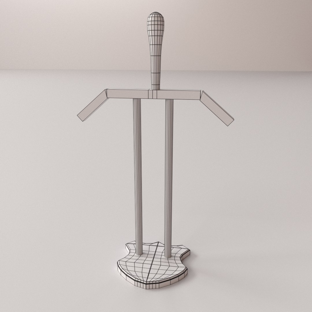 Armor Stand 3D Model - TurboSquid 1990419