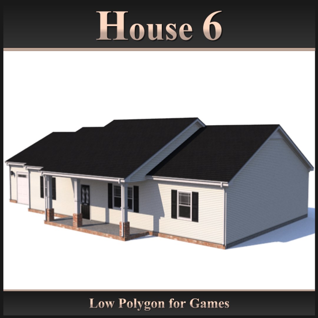 3d House 6 Model