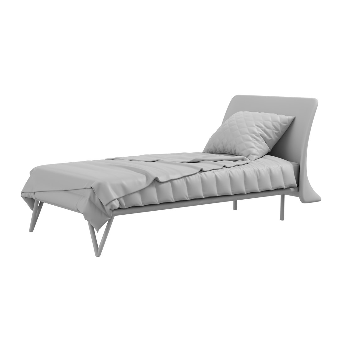 3D Essentia Bed Model - TurboSquid 2249271