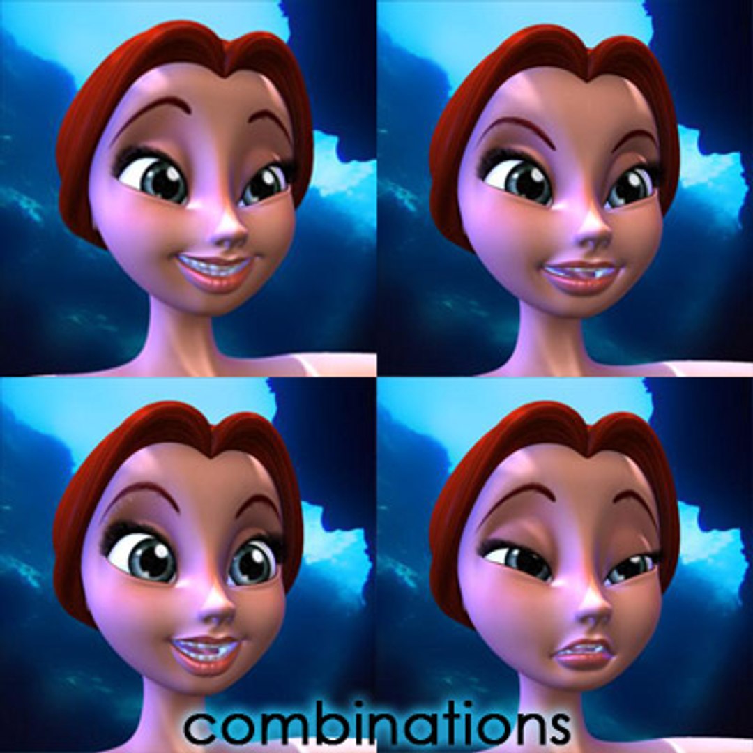 3d Model Mermaid Expressions