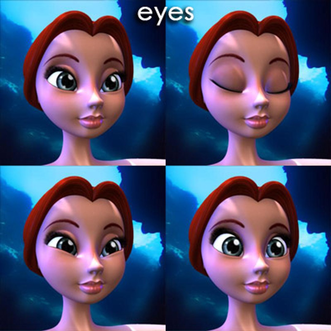 3d Model Mermaid Expressions