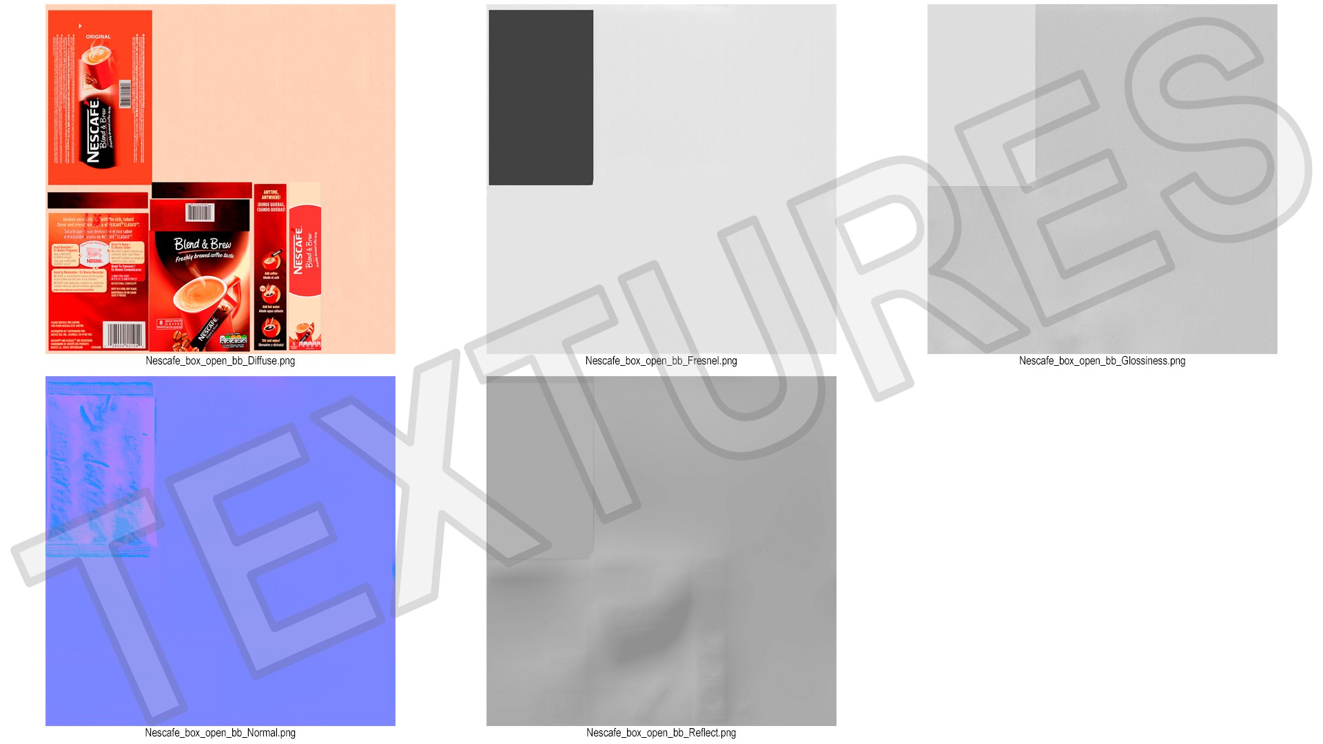 3D model Nescafe Blend and Brew Box Opened - TurboSquid 2160563