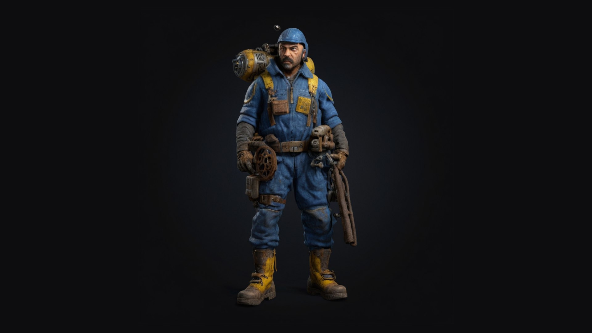 Ghostbusters Inspired Ghost Hunter - Low To Ultra Poly STL Format 3D ...